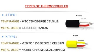Temperature measurement (THERMOCOUPLE) | PPTX