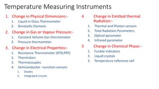 Temperature Measurement | PPTX