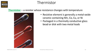 Temperature Measurements Lecture Temperature Measurements Lecture | PPTX