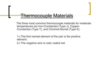 Temperature measurement using sensors and signal conditioning | PPTX