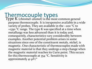 Temperature measurment | PPTX