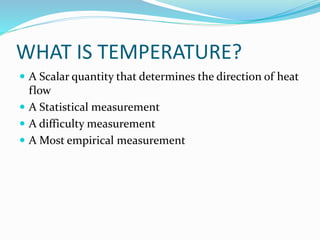 Temperature measurment | PPTX