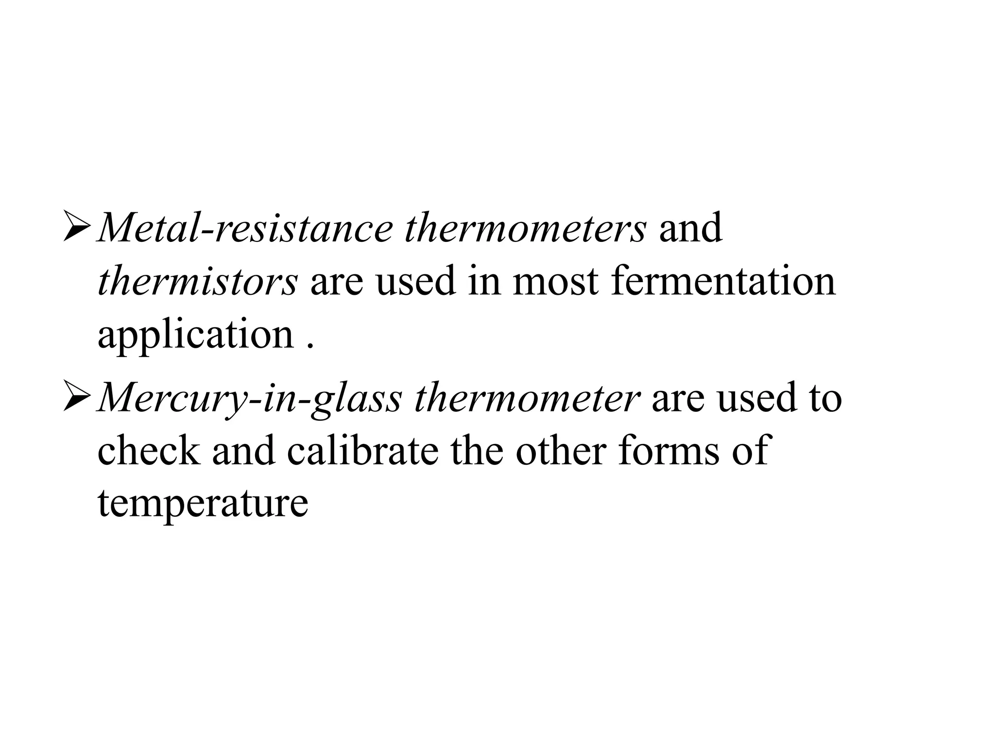 Temperature measurement and control in bioreactor | PPTX