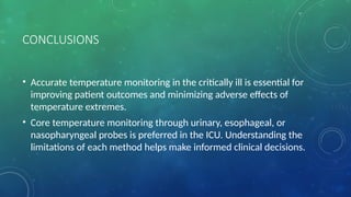 Temperature Monitoring in the Intensive Care Unit.pptx