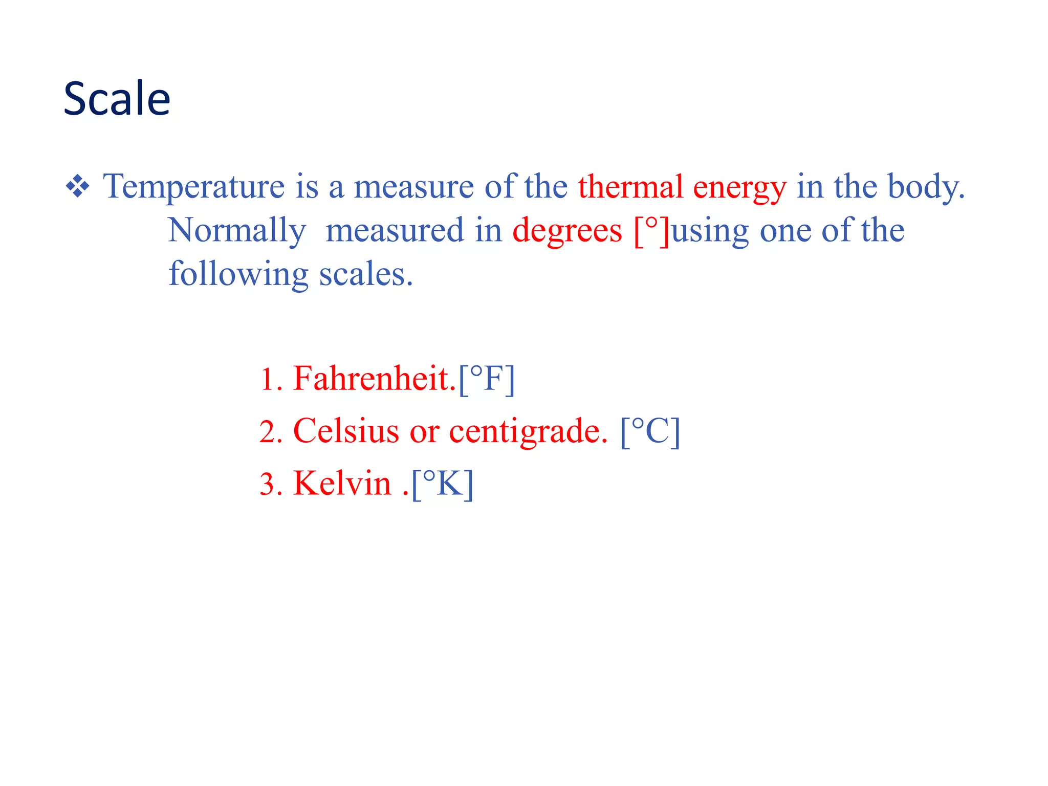 Temperature measurment devices | PPTX