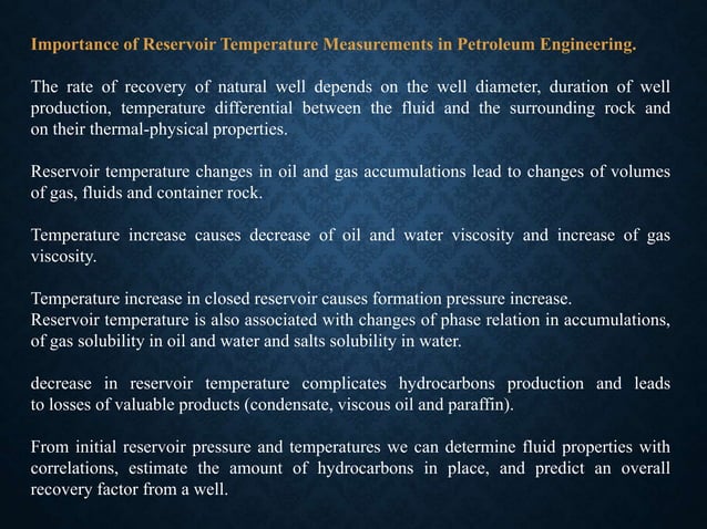 Temperature of reservoir in reservoir engineering .pptx