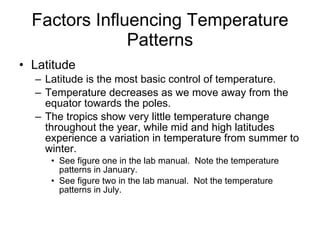 Temperature patterns | PPT