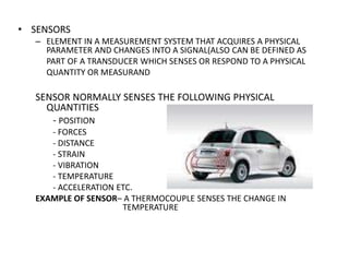 Temperature,position sensor | PPT