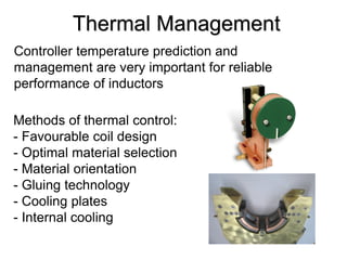 TEMPERATURE PREDICTION AND THERMAL MANAGEMENT FOR COMPOSITE MAGNETIC ...