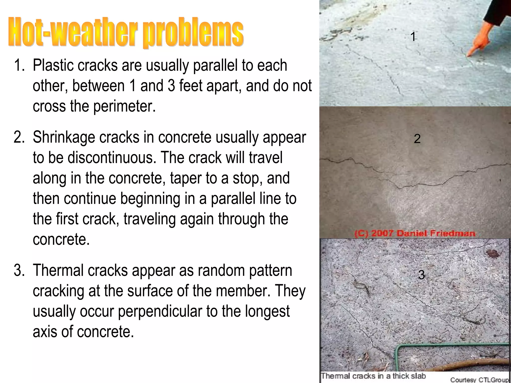 Temperature problems in concreting (1) | PPT