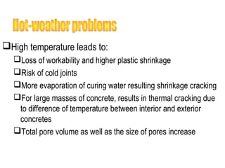 Temperature problems in concreting (1) | PPT