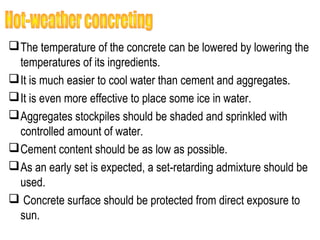 Temperature problems in concreting (1) | PPT