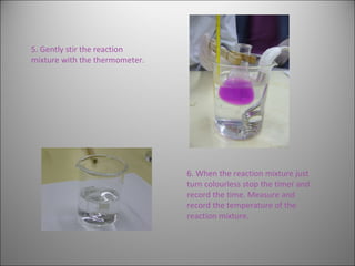 Temperature reaction rate | PPT
