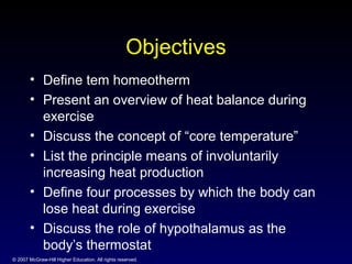 FISIOLOGI SENAM Temperature regulation | PPT | Free Download