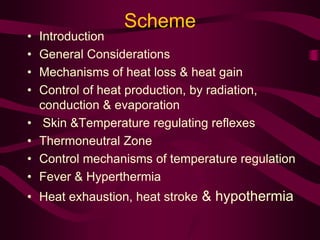 Temperature regulation | PPT