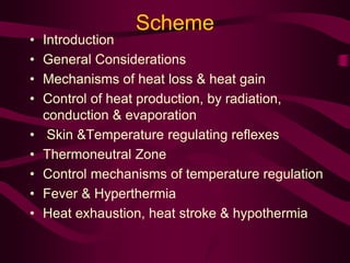 Temperature regulation | PPT