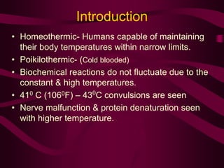 Temperature regulation | PPT