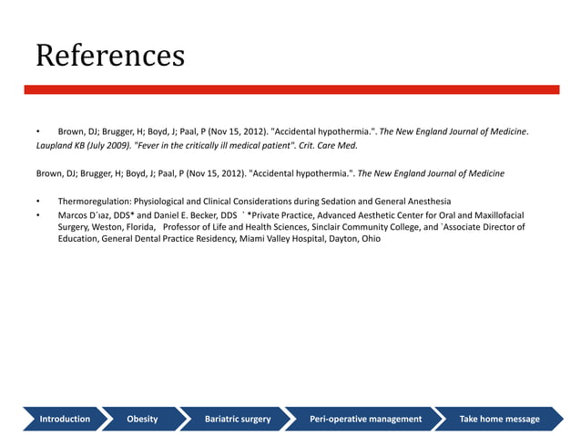 temperature regulation under anesthesia.ppt | First Aid | Injuries