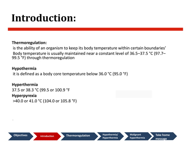 temperature regulation under anesthesia.ppt | First Aid | Injuries