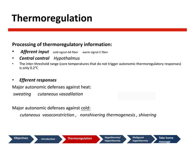 temperature regulation under anesthesia.ppt | First Aid | Injuries