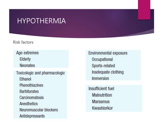 Temperature regulation disorders | PPT