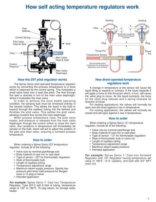 Direct Operated Temperature Regulators | PDF