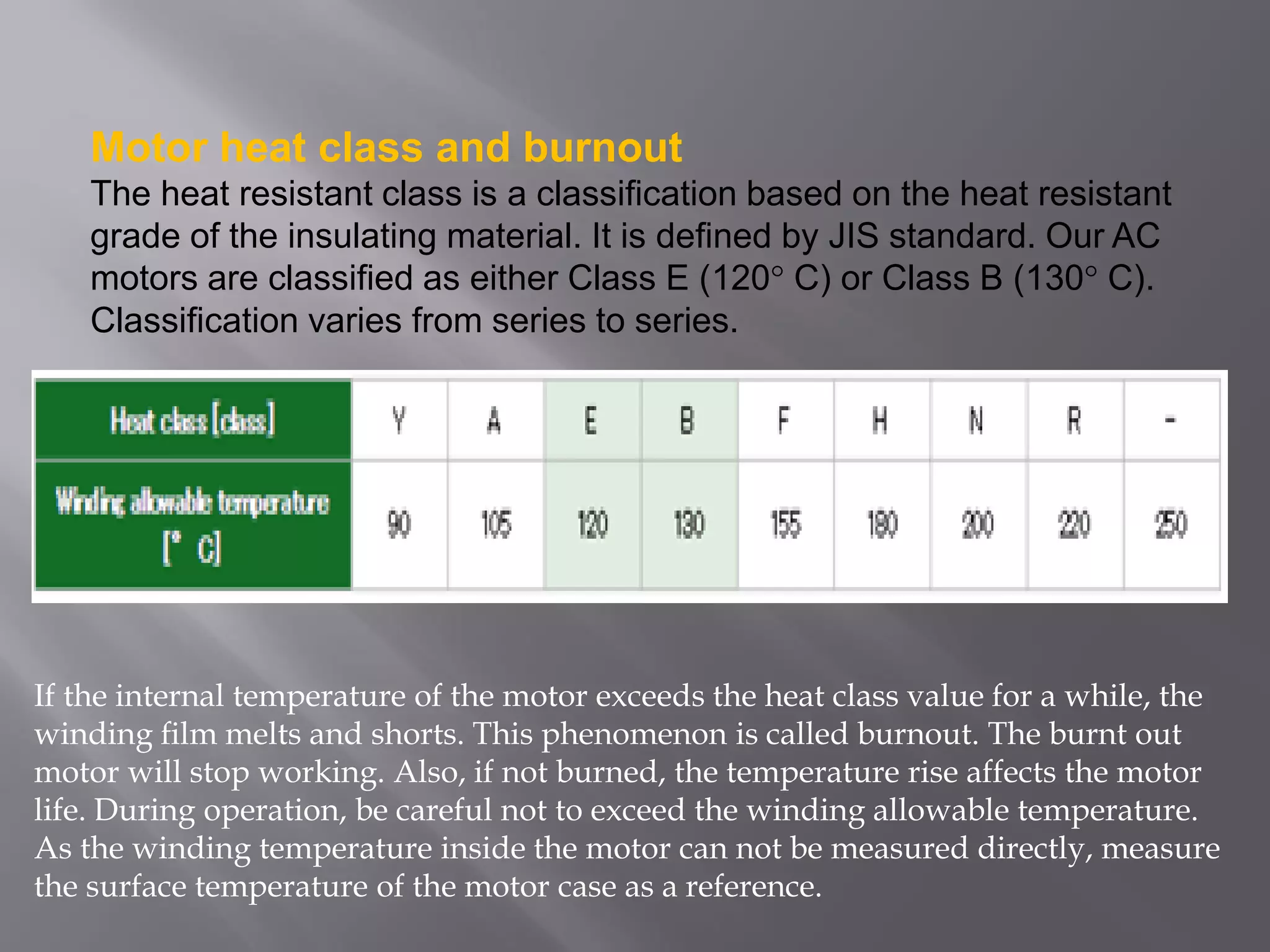Temperature rise and life of an ac motor javid iqbal sodagar | PPT