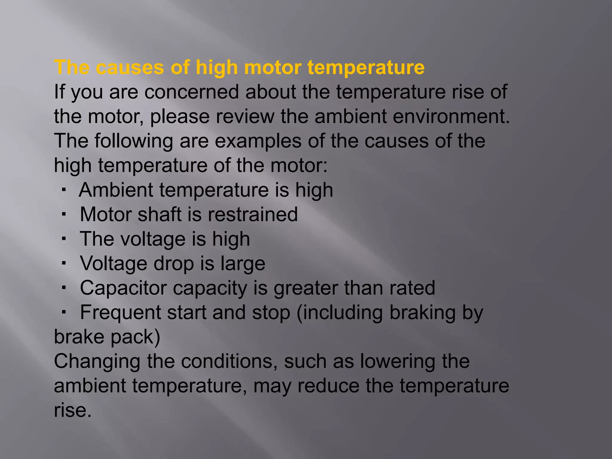 Temperature rise and life of an ac motor javid iqbal sodagar | PPT