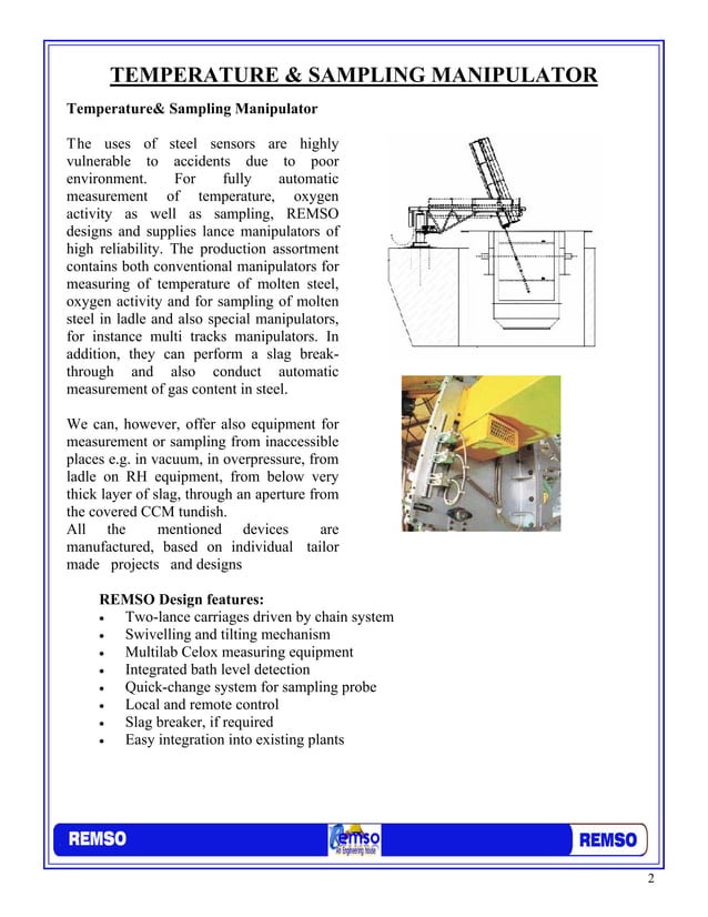 Temperature & sampling manipulator | PDF