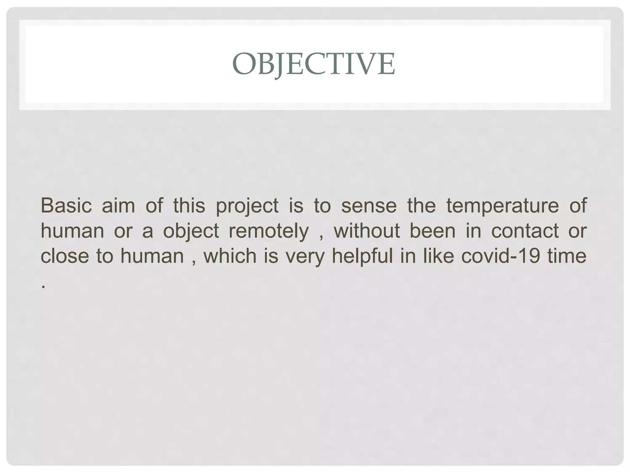 Temperature Sensing Robot Pptx Robotics Technology And Computing