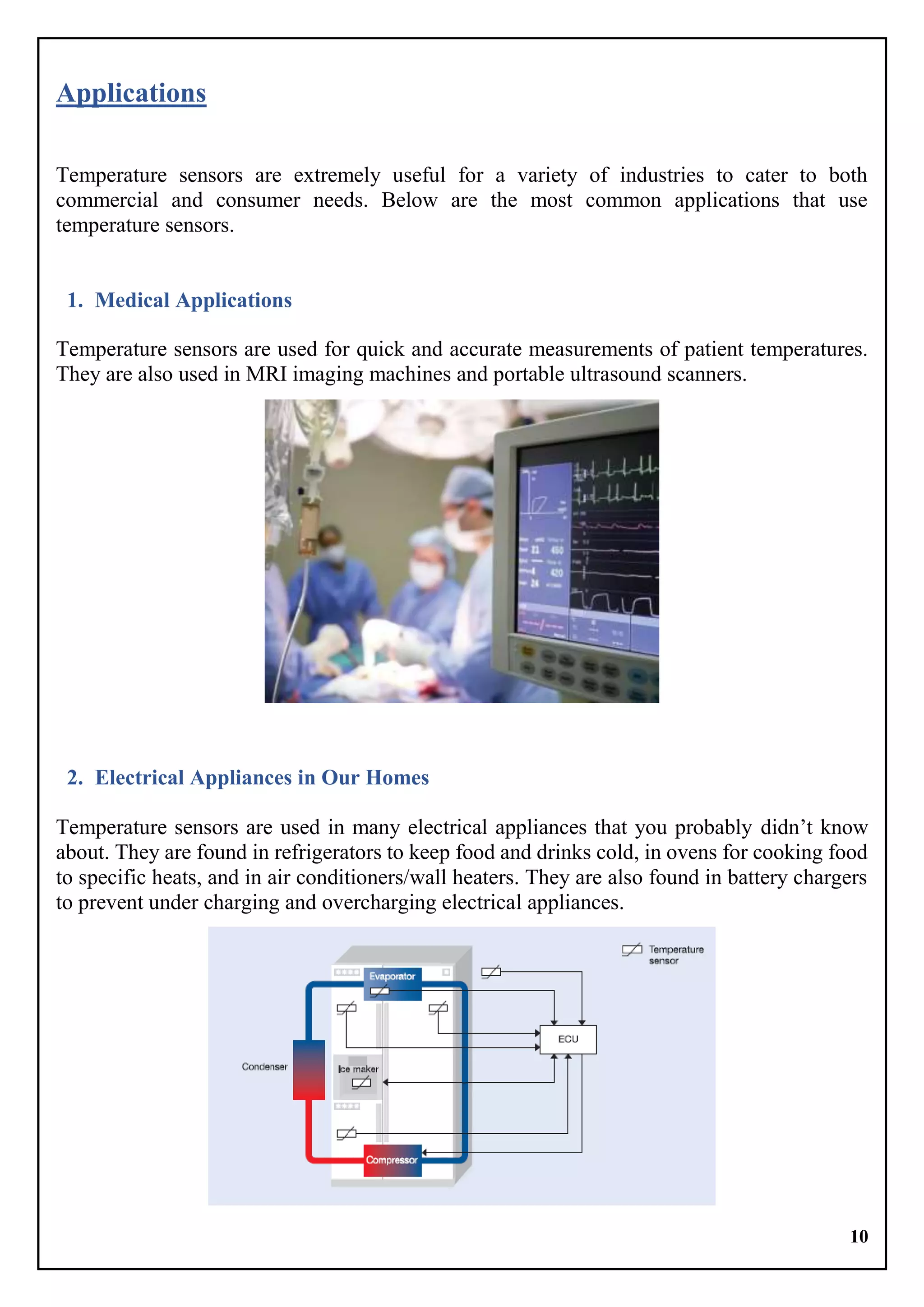 Temperature Sensors | PDF