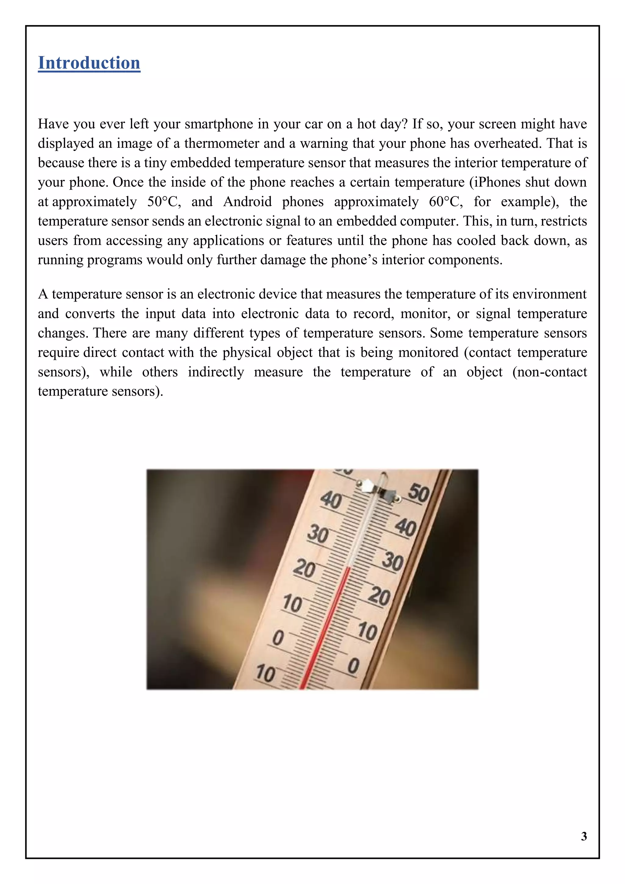 Temperature Sensors | PDF