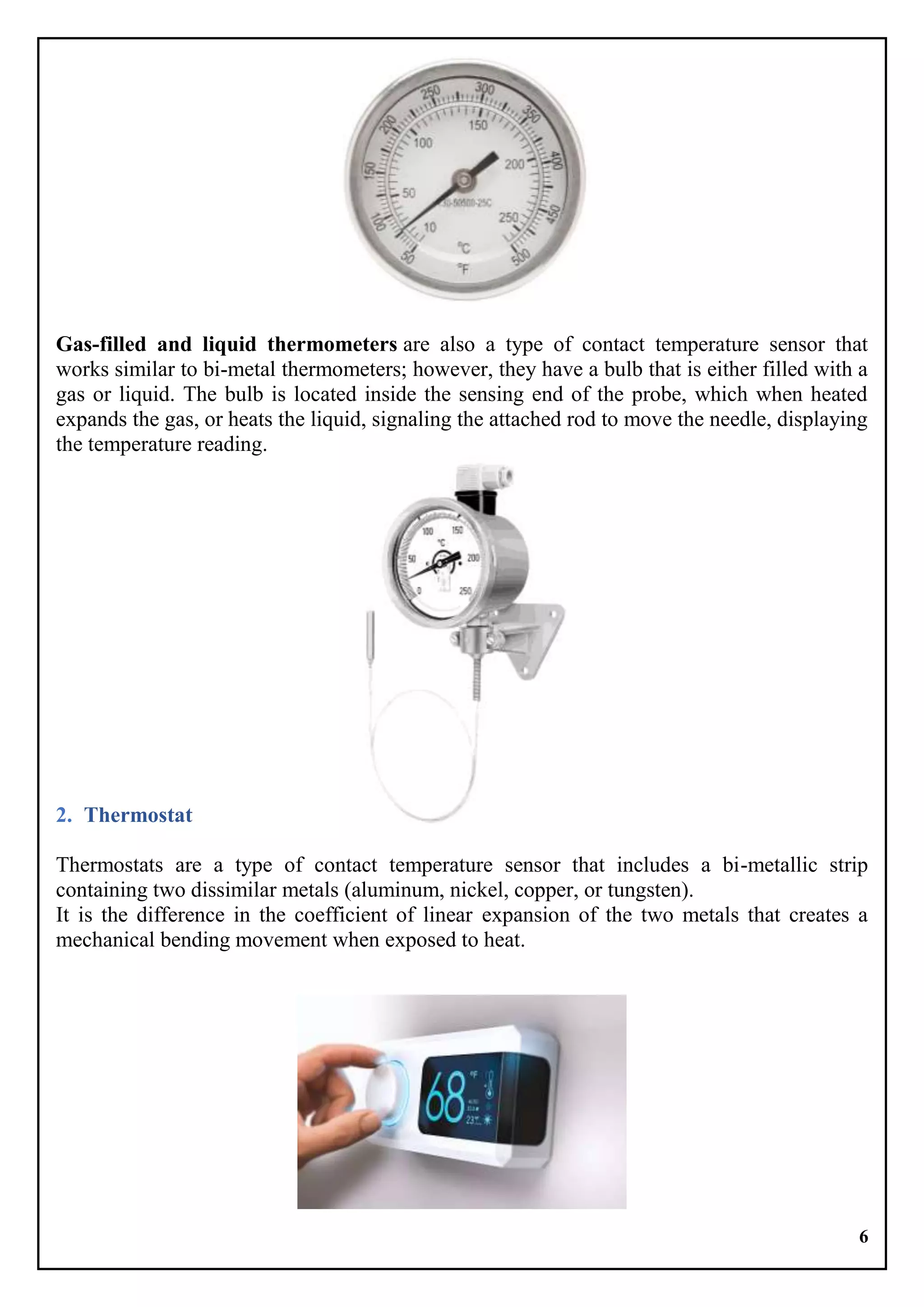 Temperature Sensors | PDF