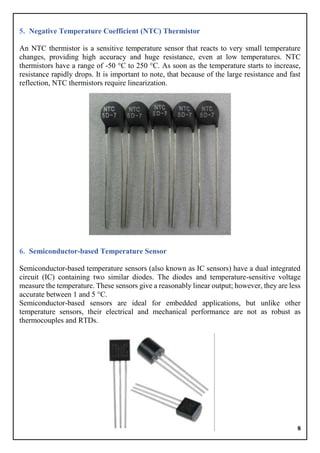 Temperature Sensors | PDF
