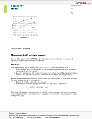 Temperature sensor smt172 | PDF