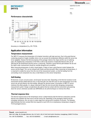 Temperature sensor smt172 | PDF