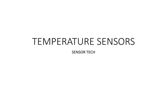 TEMPERATURE SENSORS.pptx