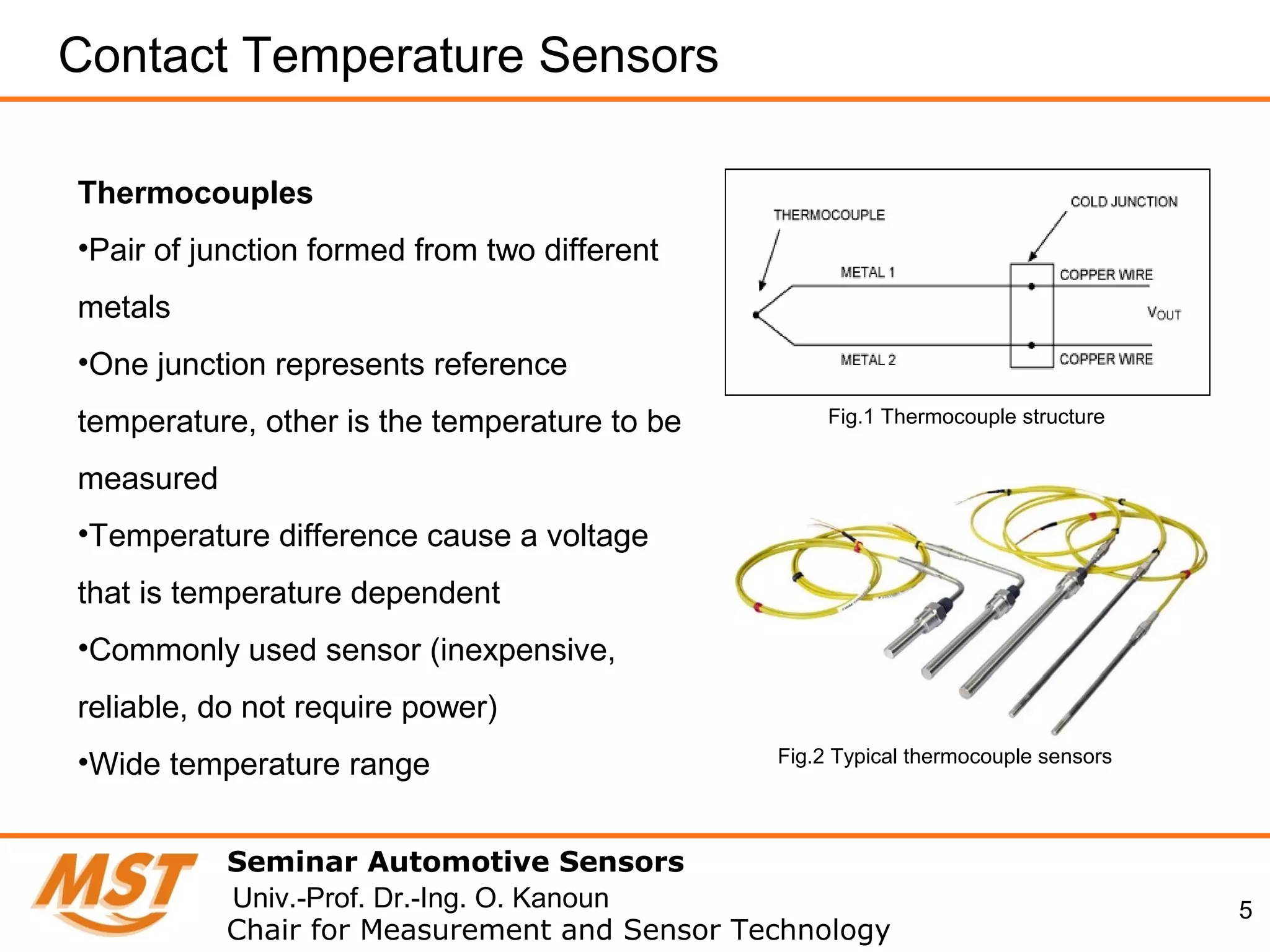 Automotive Temperature sensors | PPT