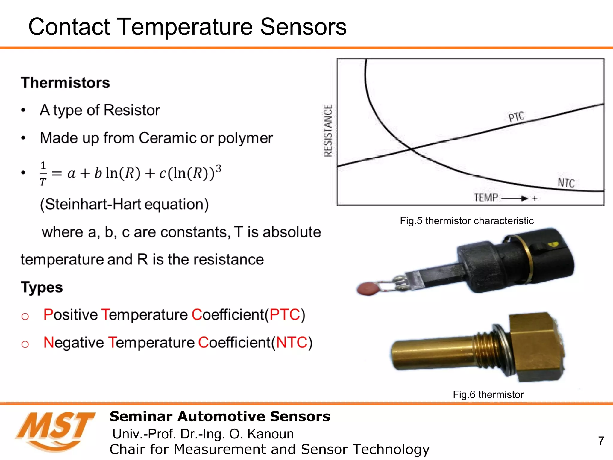Automotive Temperature sensors | PPT