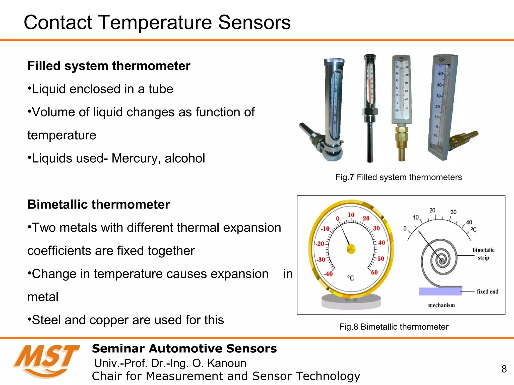 Automotive Temperature sensors | PPT