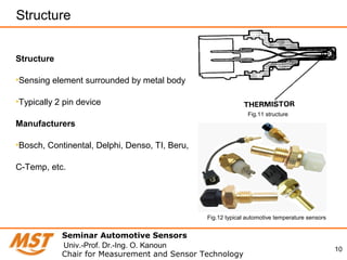 Automotive Temperature sensors | PPT