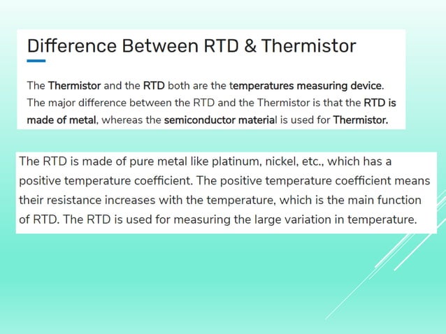 Temperature Sensors PPT by Dr. V. K Thute.pptx | Physics | Science