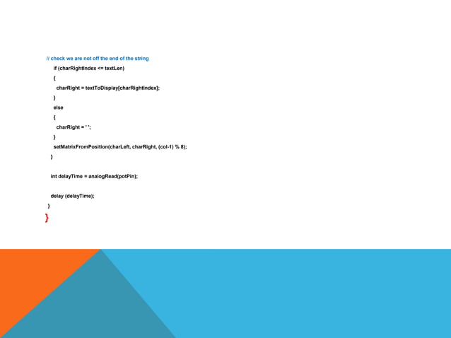 Temperature Sensor with LED matrix Display BY iRFAN QADOOS 9 | PPT