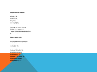 Temperature Sensor with LED matrix Display BY iRFAN QADOOS 9 | PPT
