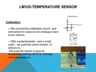 Temperature Sensor with LED matrix Display BY iRFAN QADOOS 9 | PPT