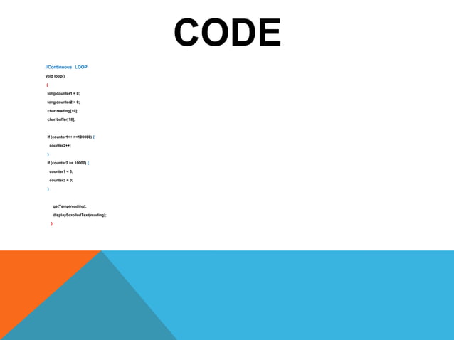 Temperature Sensor with LED matrix Display BY iRFAN QADOOS 9 | PPT
