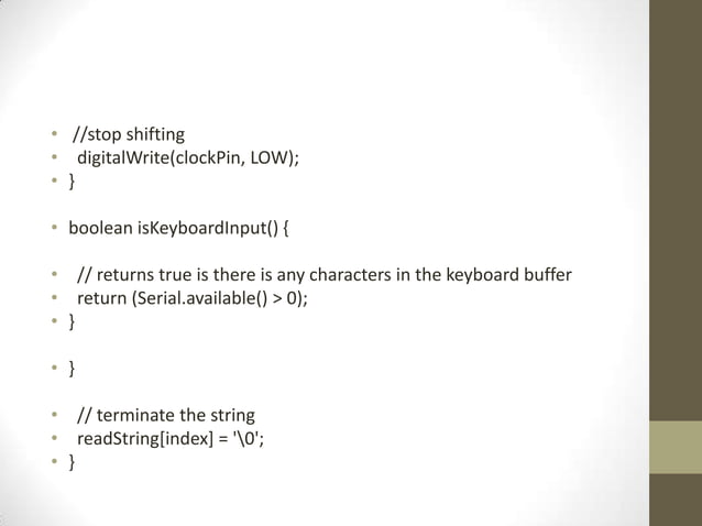 Temperature Sensor With A Led Matrix Display Arduino Controlled Ppt