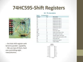 Temperature sensor with a led matrix display (arduino controlled) | PPT