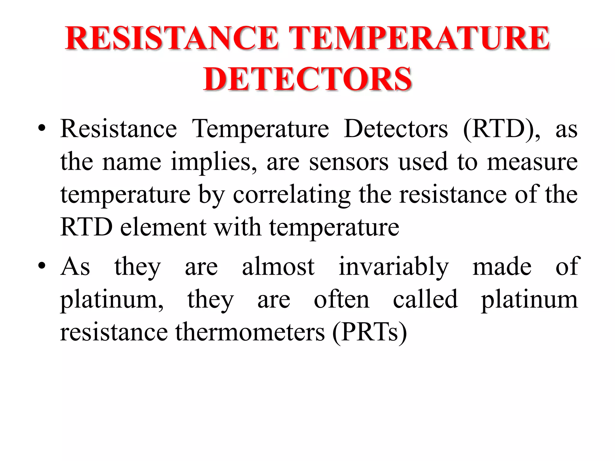 “Temperature Sensors” Thermocouple | Thermistor | Resister Temperature ...