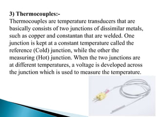 Temperature transduser ppt | PPTX